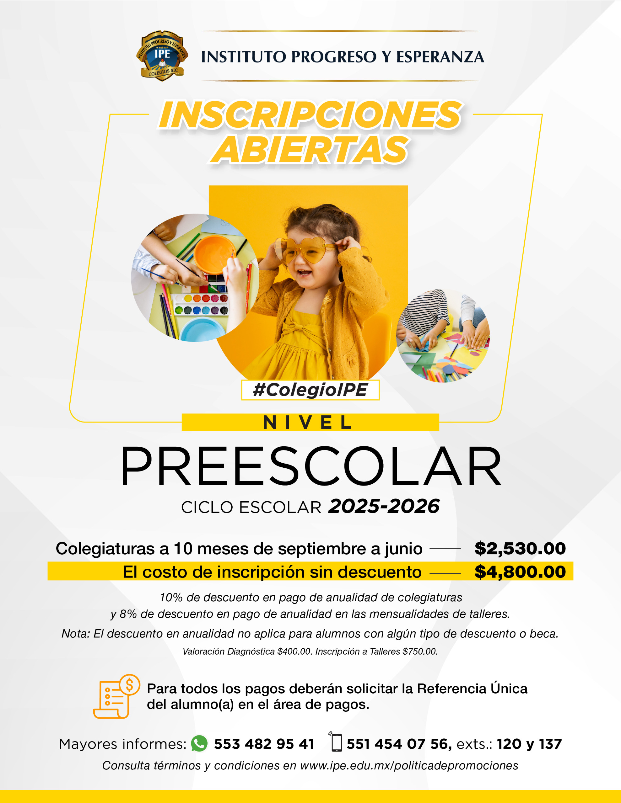 Admisión – Instituto Progreso y Esperanza